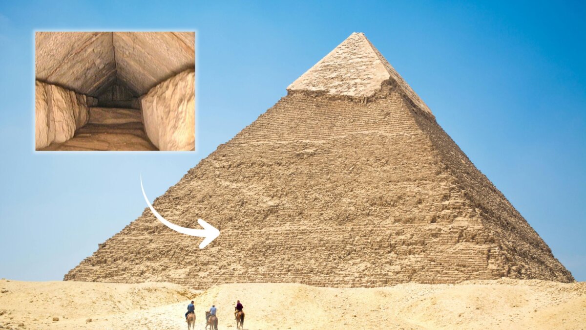 Secret Chamber Discovered in the Great Pyramids - Blusher